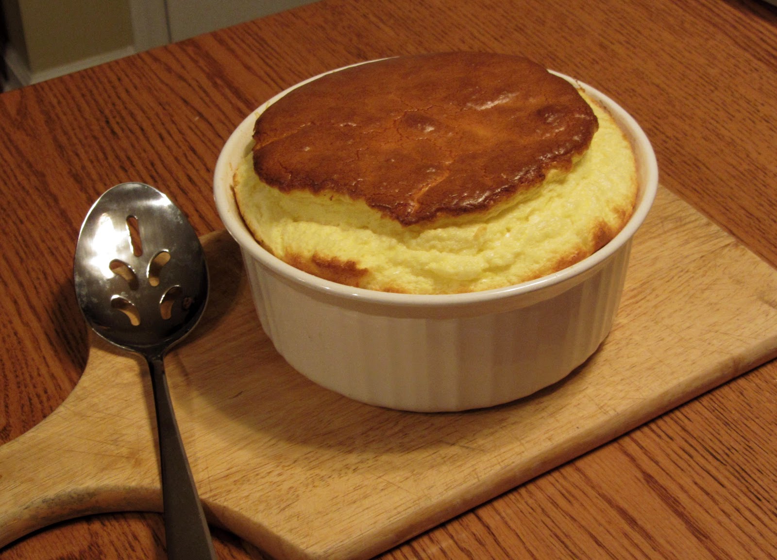 From Lulu's Kitchen: Cheddar Cheese Souffle