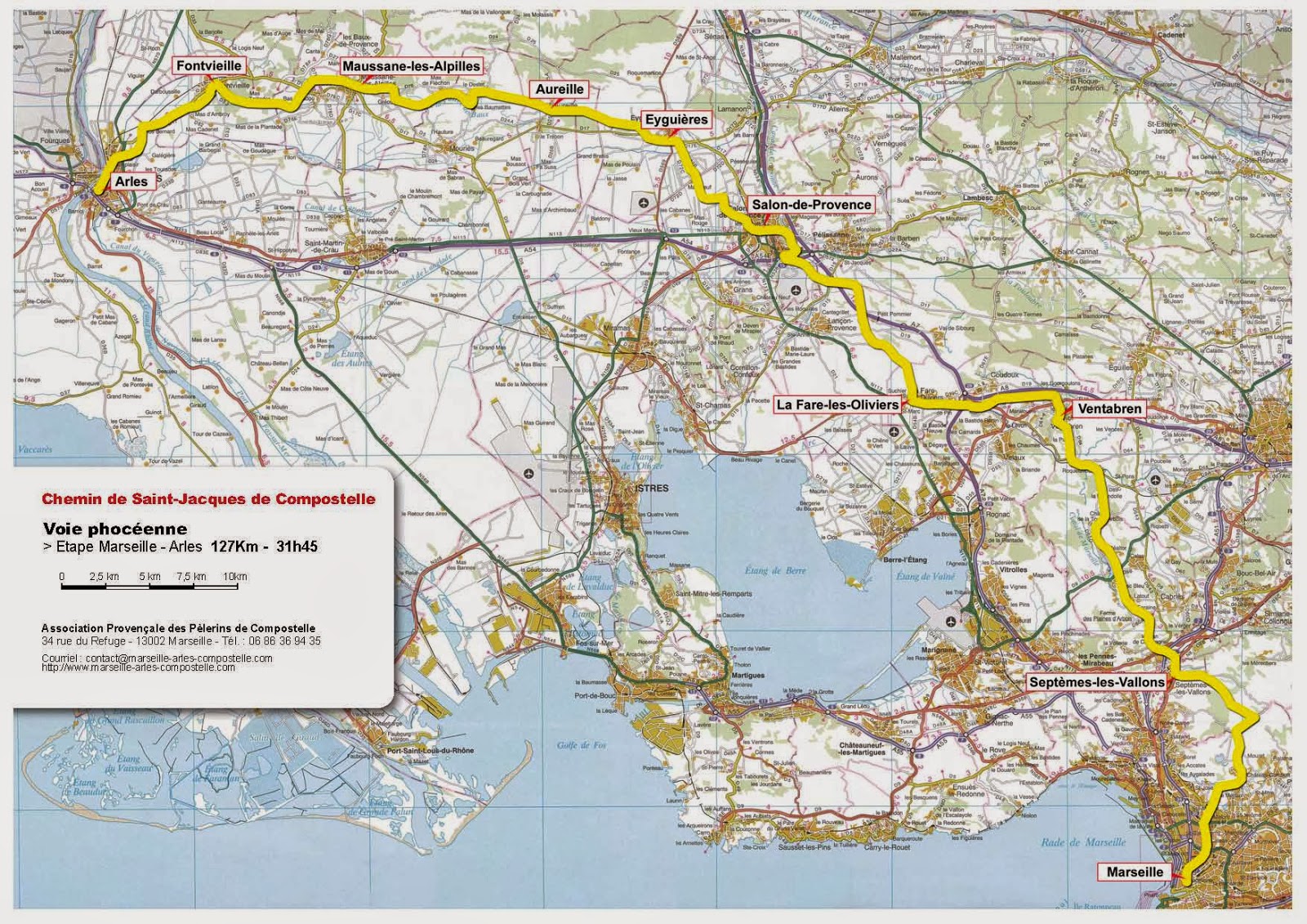Sète - Marseille à VTT: le parcours