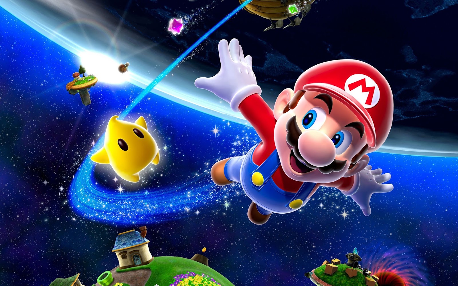 Igra Super Mario Galaxy 4 ~ 2560x1600 Pozadine za desktop