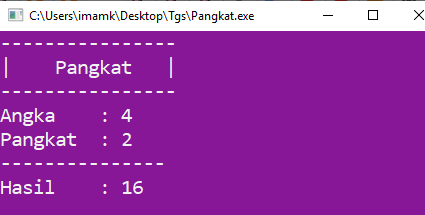 Program C++ Menghitung Pangkat Tanpa Menggunakan pow (Rekursif ...