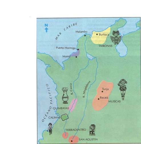 Farallones Sociales: Mapa poblamiento e indigenas de colombia