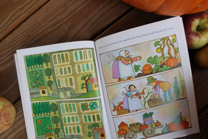 Books and Umbrellas: Strega Nona's Harvest by Tomie dePaola