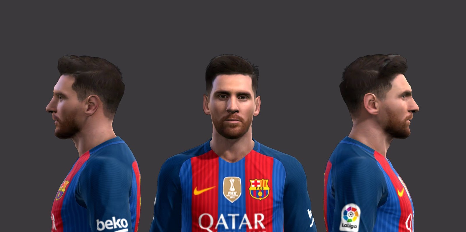PES 2013 Leo Messi Face by EmreT - Pes-Moder