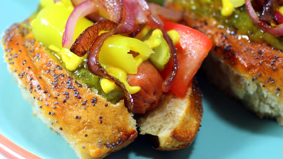 52 Ways to Cook: Chicago Dogs Chicago Style Hot Dogs - Go Cubs Go