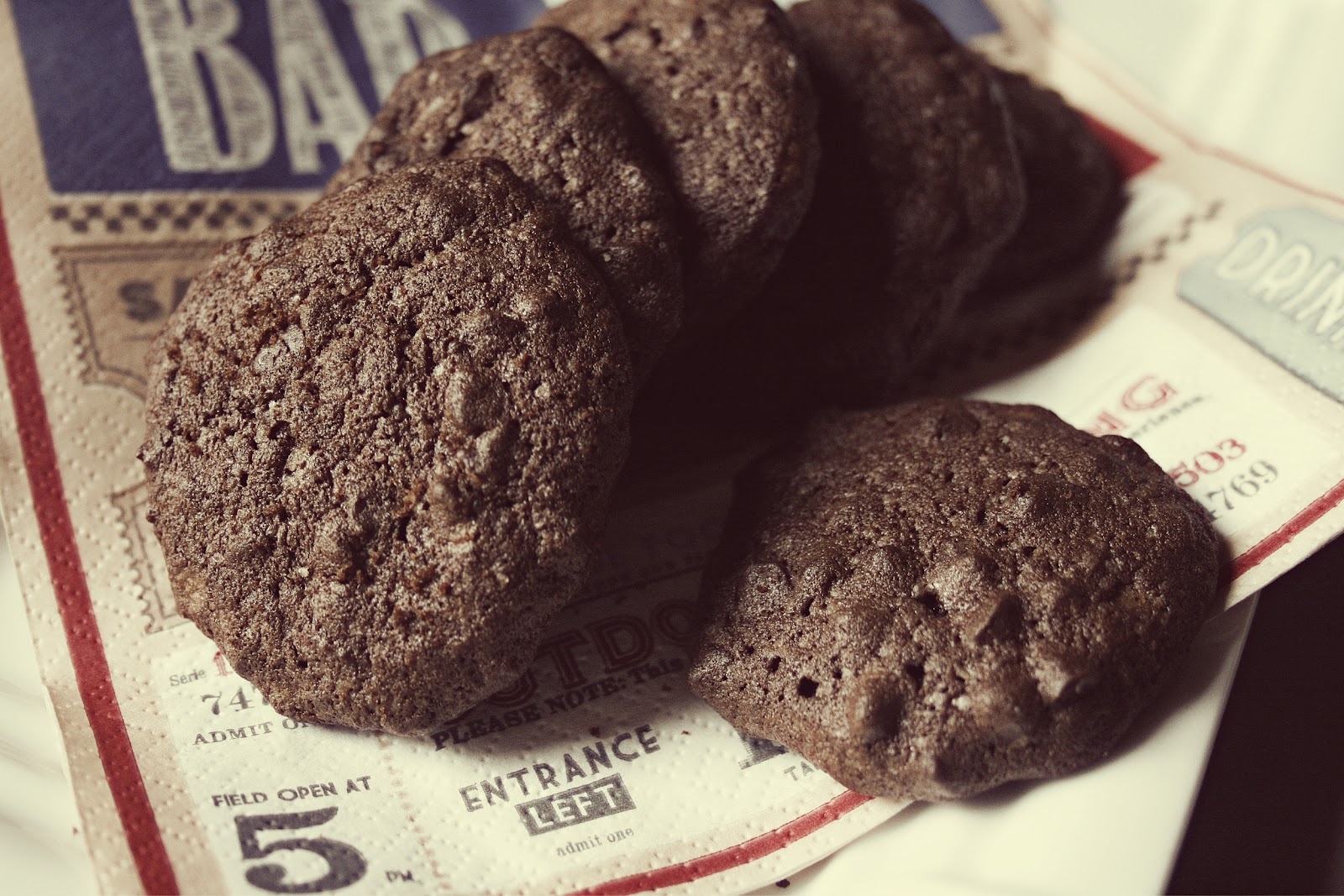 Dubbele chocolade koekjes