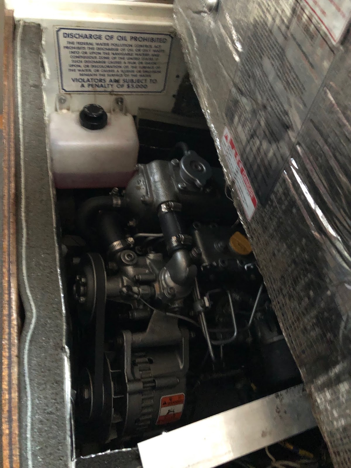 Peregrine Charters: Sound proofing the engine compartment