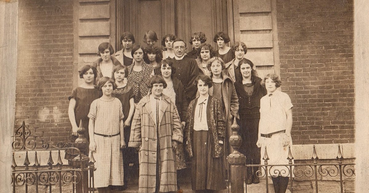 Find Family Photos: Father Joseph Wonderly and Students, Peru, Indiana ...