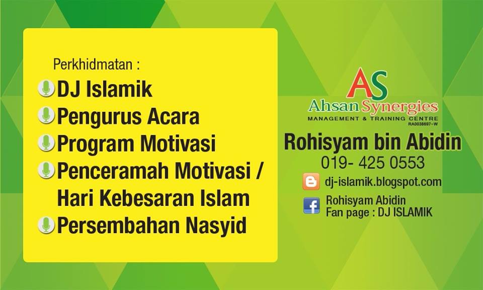 Ahsan Synergies Management & Training Centre: Ceramah Motivasi Solat ...