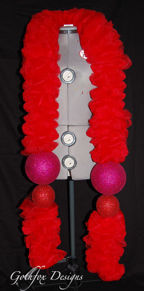 Burlesque Pasties and more by Gothfox Designs: Vegan Glitter Sphere Boas