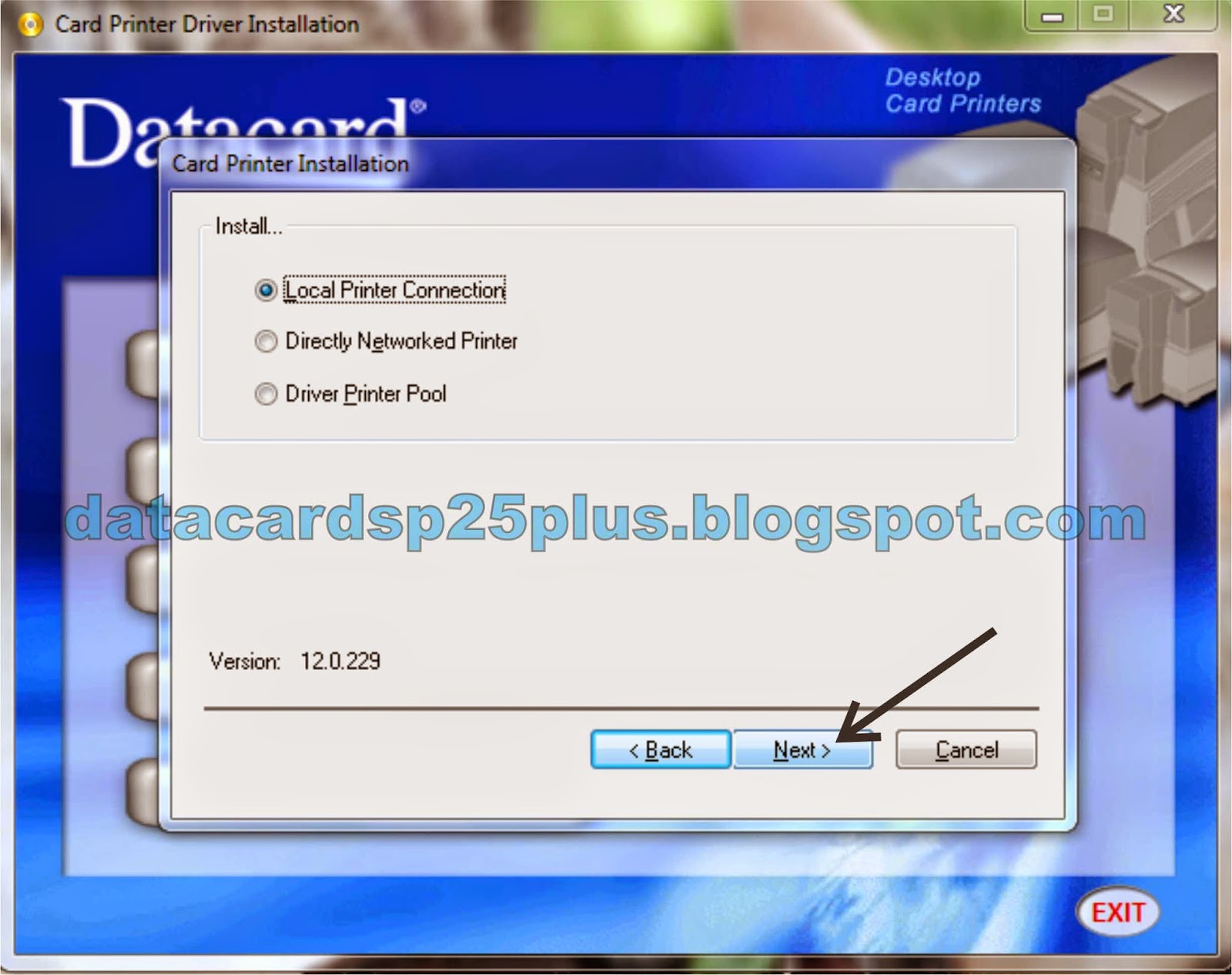 Datacard SP25 Plus: Installasi Driver Printer Datacard SP25 Plus
