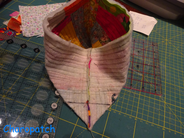 Charo's Patchwork: Tutorial cestita de tela.