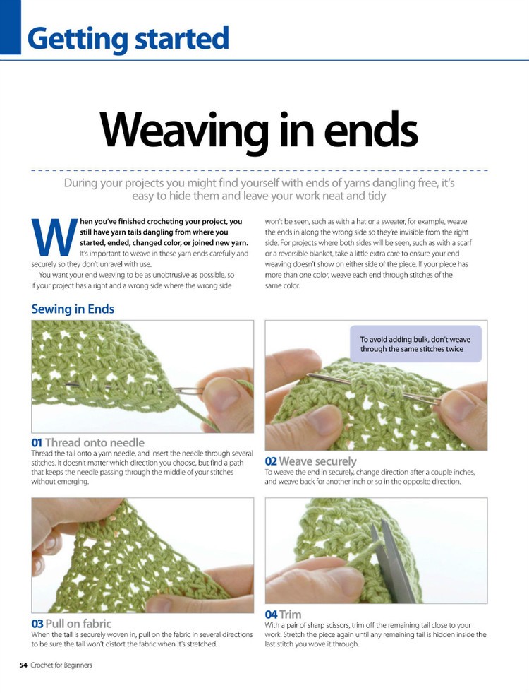 Crochet for beginner magazine | knitting and crochet