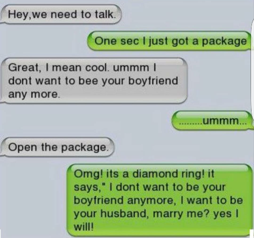 Aww, how sweet! Check out this cute convo...