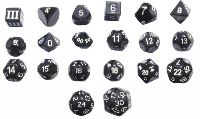Tenkar's Tavern: Kickstarter - 13 & 15 sided dice ( D13 & D15 ) w/ DCC ...