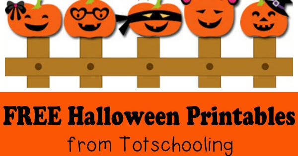 Free Halloween Printables For Kids Totschooling Toddler Preschool 