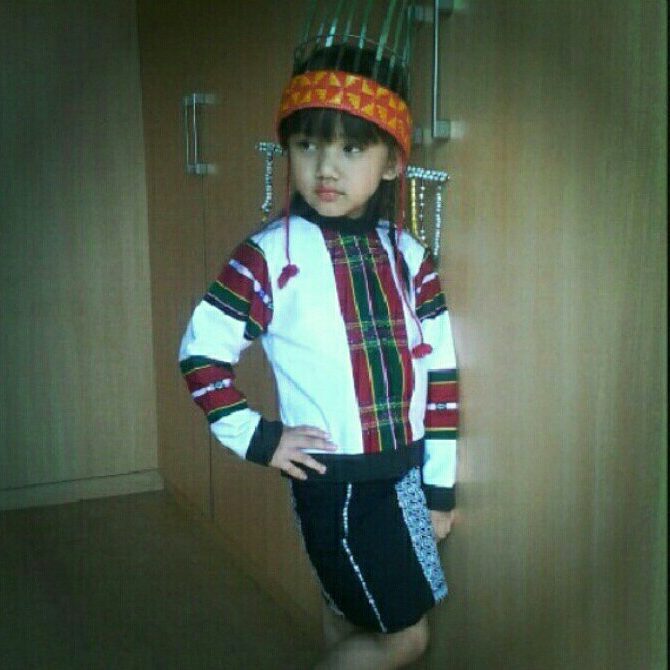 Kan Nopang/Naupang Mizo Thuam Nen : Mizo kids in Mizo Traditional Dress ...