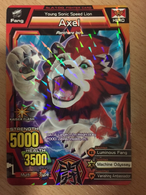 ANIMAL KAISER AND OTHER CARD GAMES: AXEL AND GOD FLASH