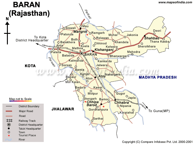 Map Of Rajasthan