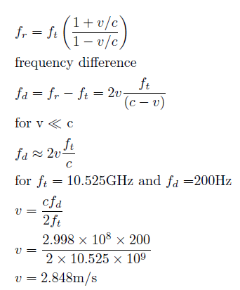 Grant Trebbin: Doppler Radar Module