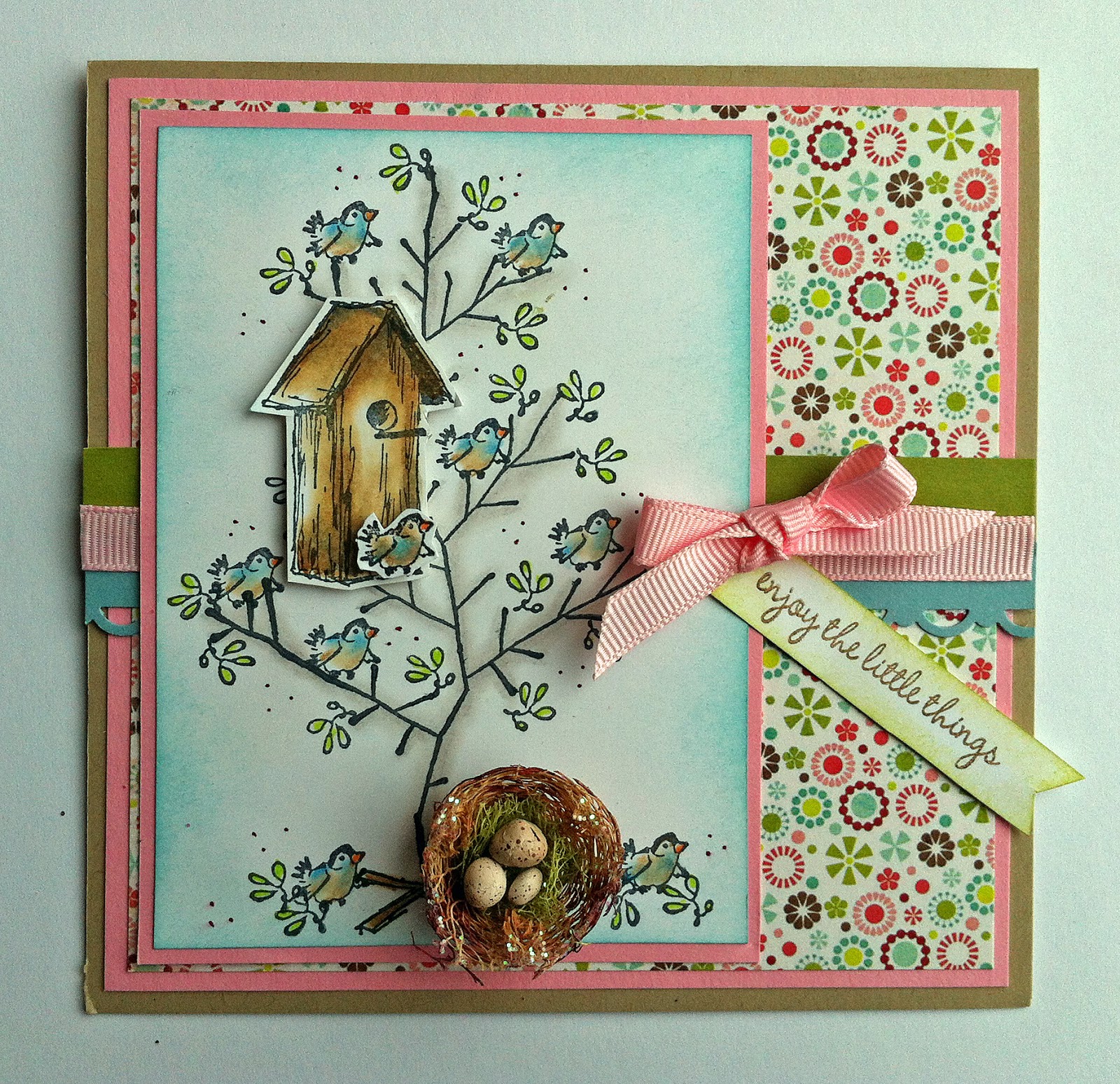 Laura's Creative Moments: Birdhouse cards and a tag ... Stamps by Judith
