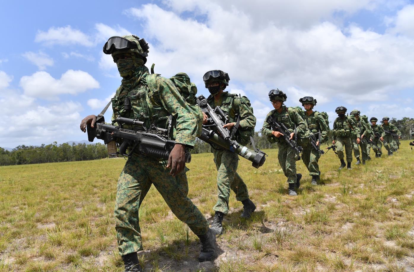 DEFENSE STUDIES: SAF Troops Rehearse for EXERCISE TRIDENT Finale Amid ...
