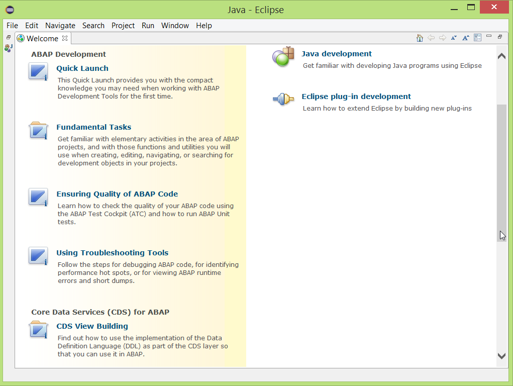 SAP ABAP Central: ABAP Development in Eclipse – Part 1