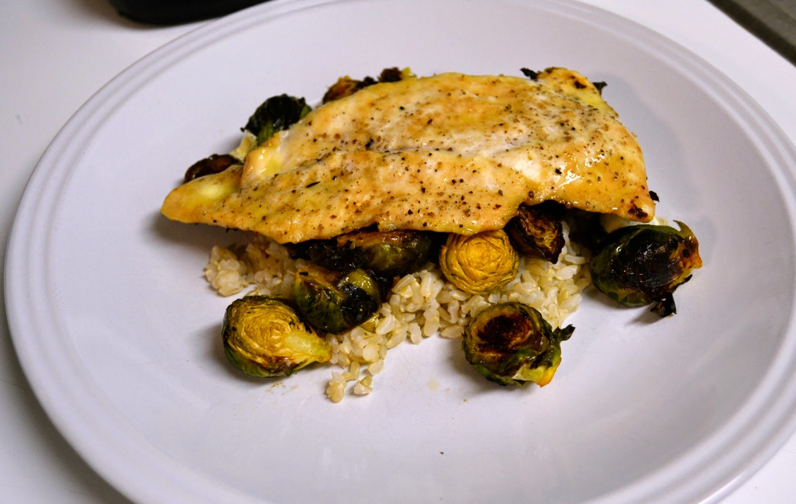 Roasted Chicken & Brussel Sprouts {One Pan Wonder} - Sara Levine