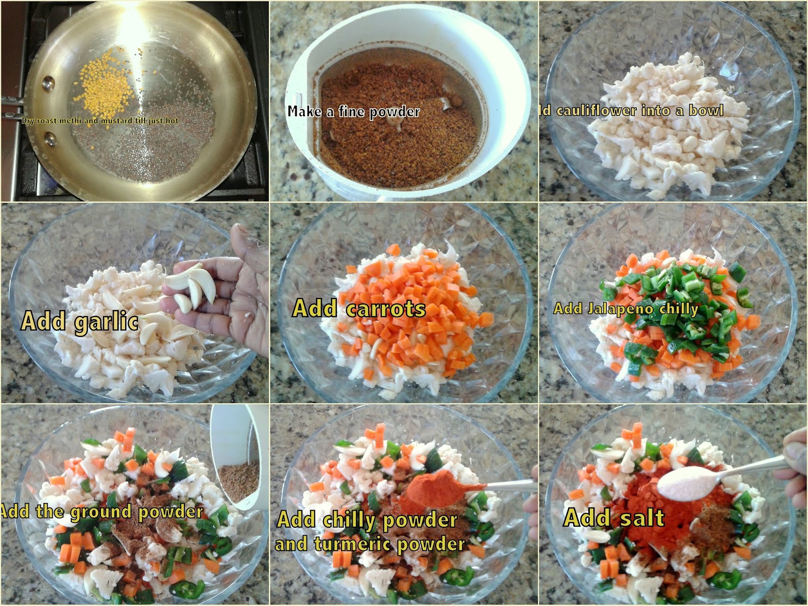 Sailaja Kitchen...A site for all food lovers!: Cauliflower Carrot ...