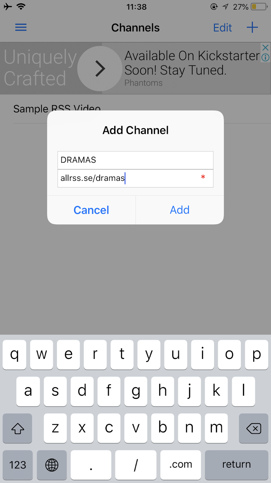 How to watch video in Video Feed Channel