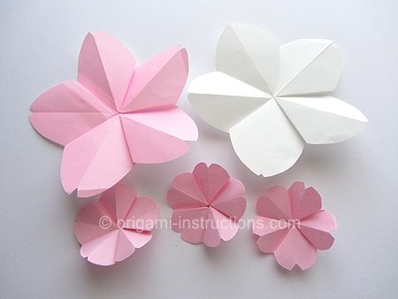 Origami-Instructions.com: Easy Origami Cherry Blossom