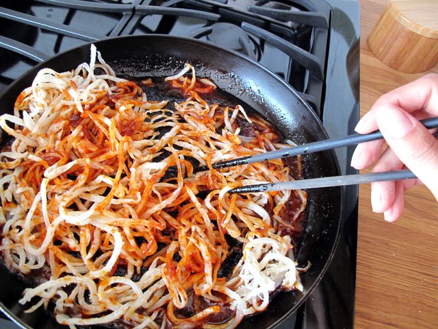 Bap Story: Stir Fried Dried Cuttlefish (Ojinguh Chae Bokkeum)