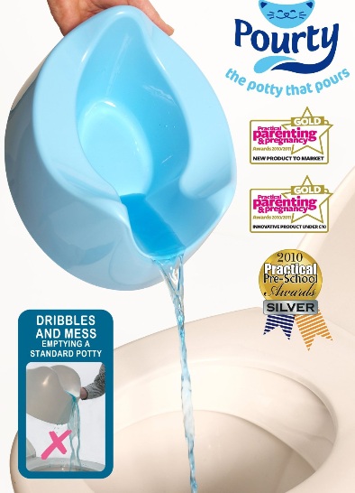 POURTY POTTY REVIEW + GIVEAWAY (THE POTTY THAT POURS FOR KIDS!) - Mama ...