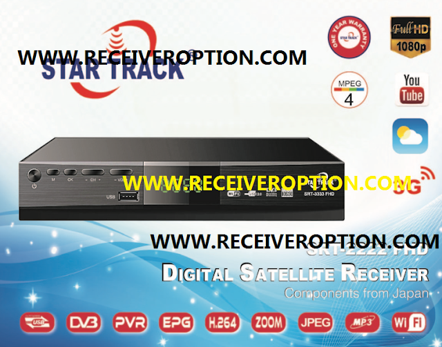 STAR TRACK SRT-2222 FHD RECEIVER AUTO ROLL POWERVU KEY NEW SOFTWARE ...