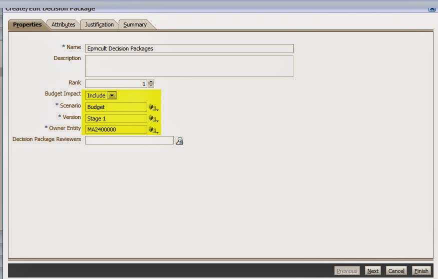 Hyperionized: The Process Flow of Decision Package/Budget Request with ...