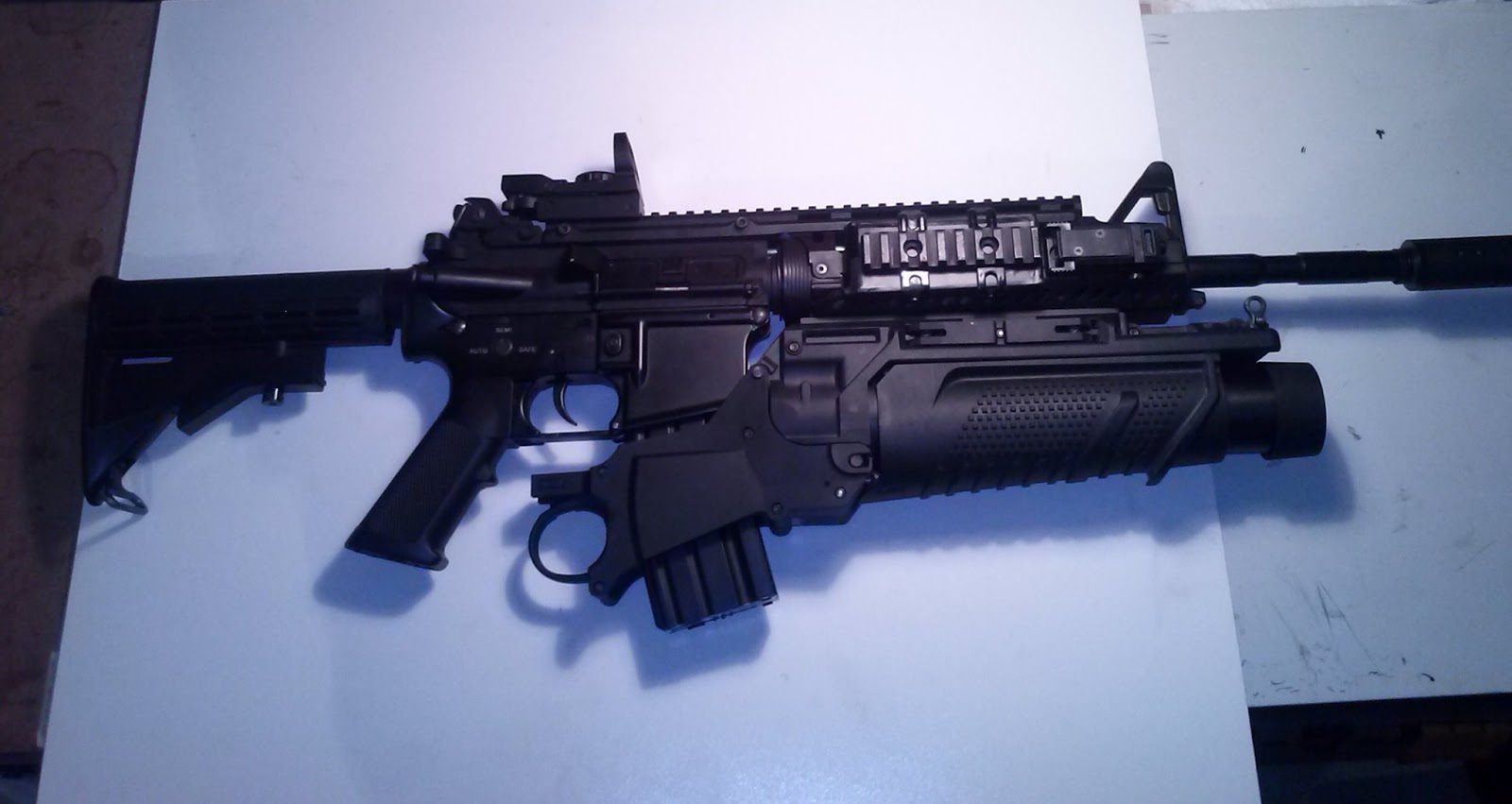 El taller de Javi: M4 CASV D-Boys full metal