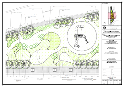 Contoh Gambar Denah Landscape Taman Kota