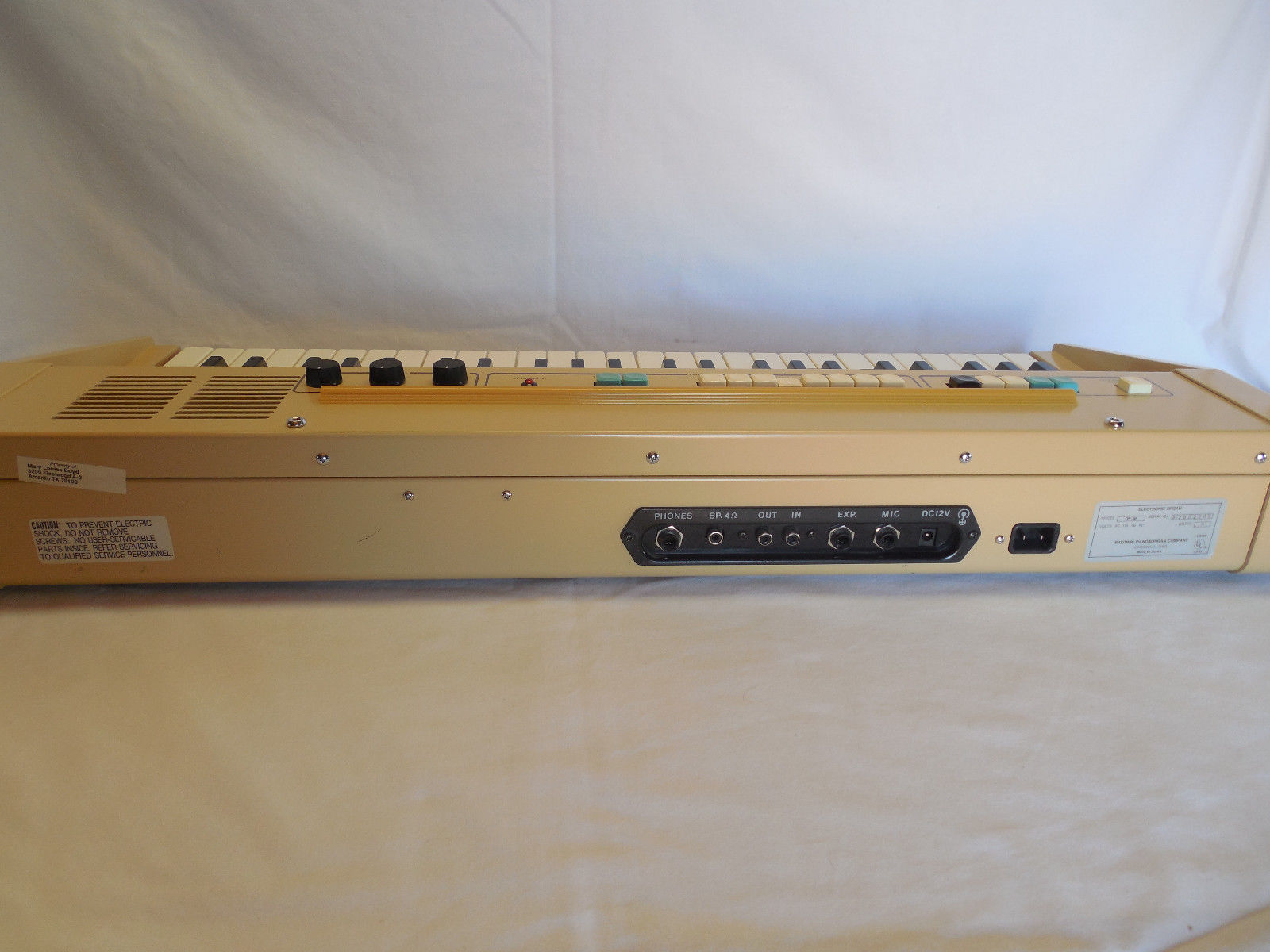 MATRIXSYNTH: Baldwin Discoverer DS-50 Vintage Synth Keyboard Organ ...