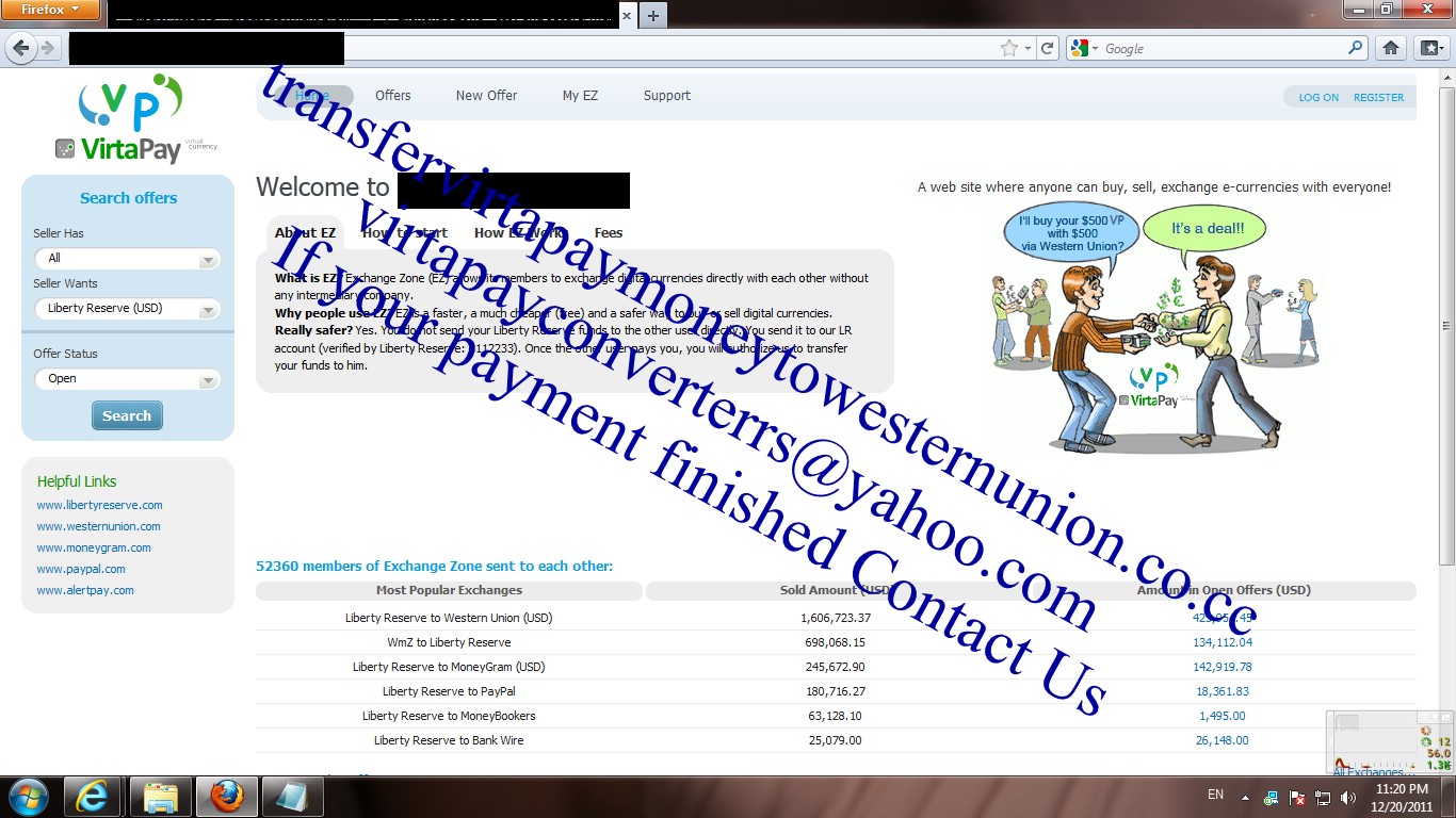 Transfer Virtapay Money To Western Union: Withdraw VirtaPay E-currency ...