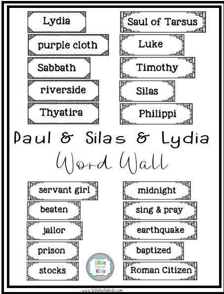 Paul & Silas in Prison and Lydia | Bible Fun For Kids