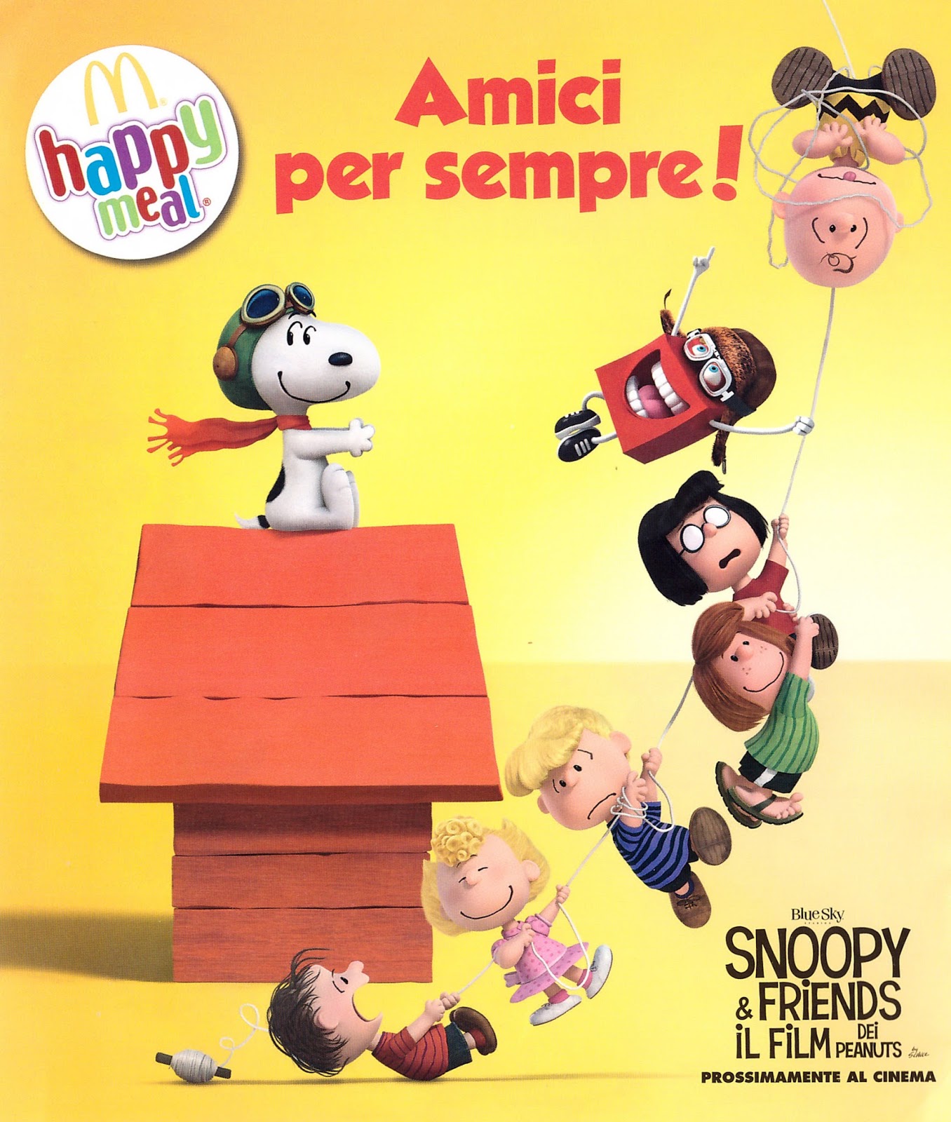Unofficial "HAPPY MEAL" McD's Italia: Novembre 2015 Snoopy & Friends Le ...