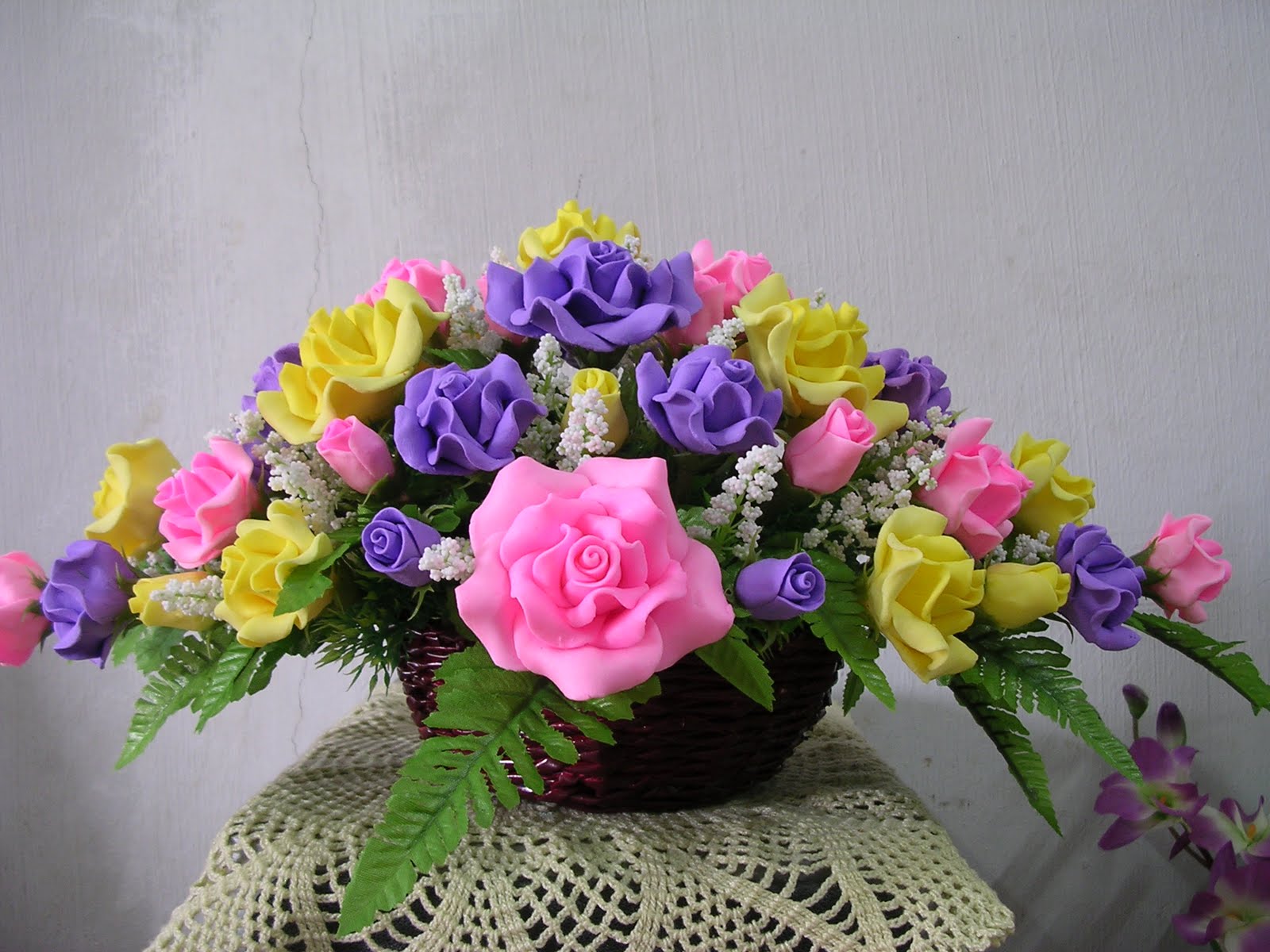 Bunga Sabun Collection: Gubahan bakul lonjong