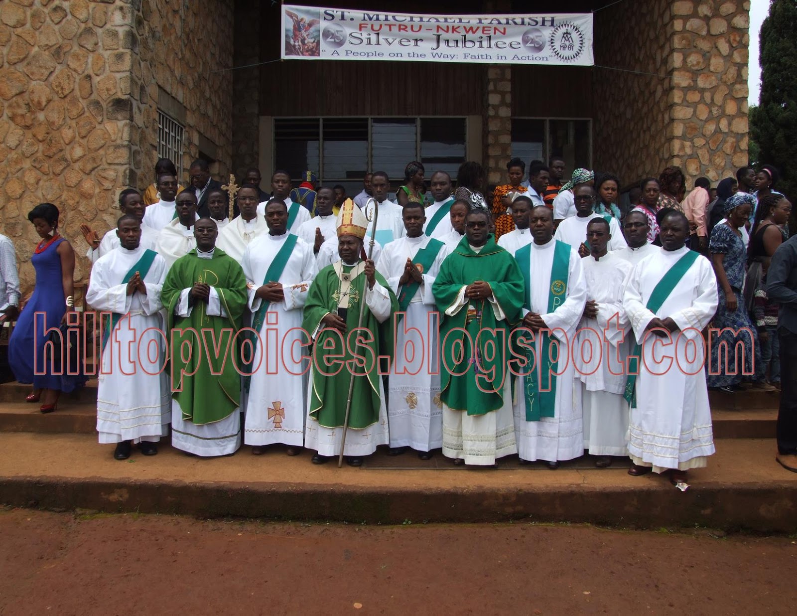 Bamenda Archbishop on Annual Pastoral Tour with Seminarians in Futru-Nkwen