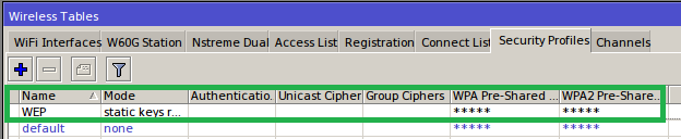 Konfigurasi Security Profile (WEP Encryption) - Let's Read