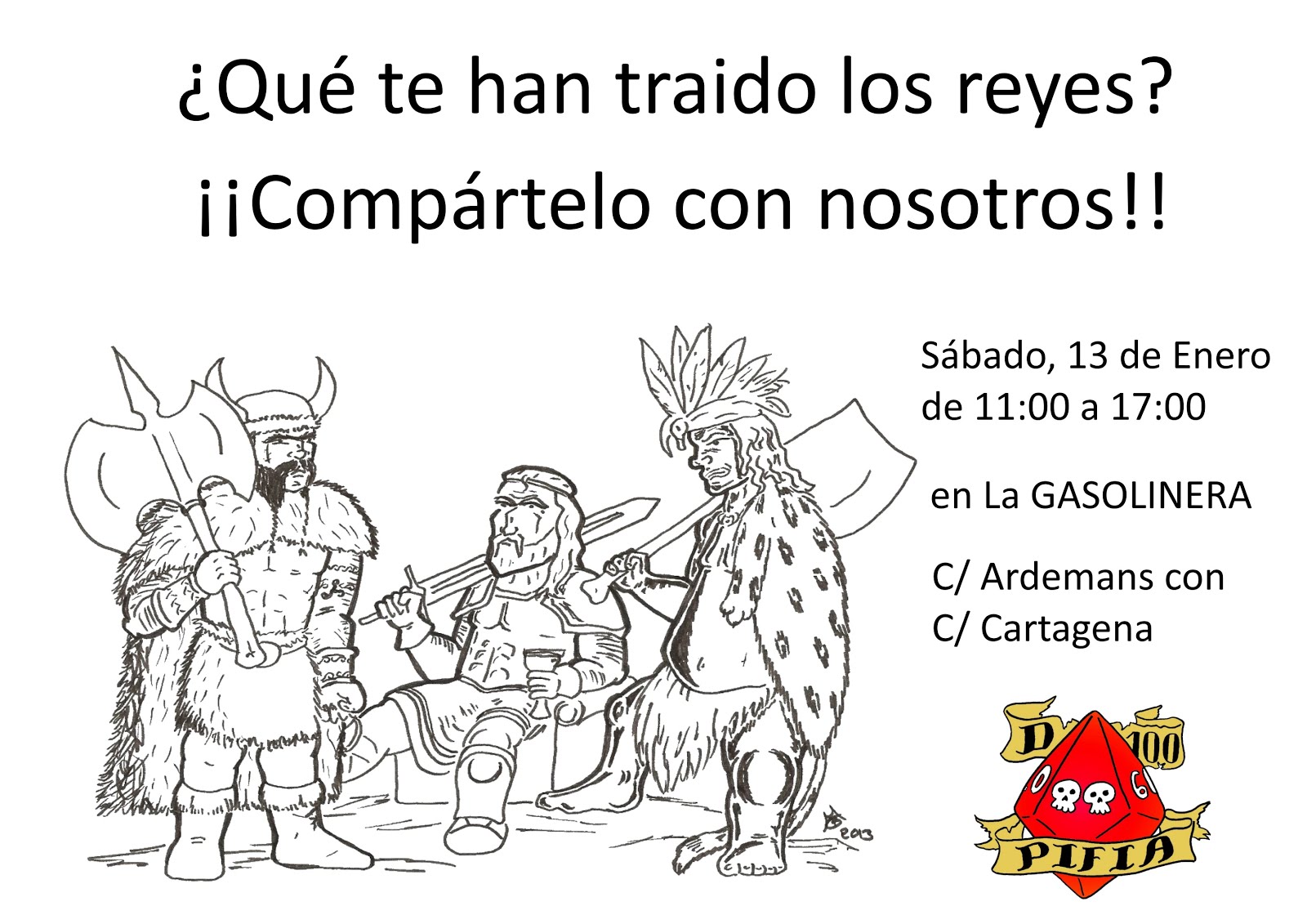 PIFIA: I Tarde de Juegos 2018 - ¡Han venido los Reyes!