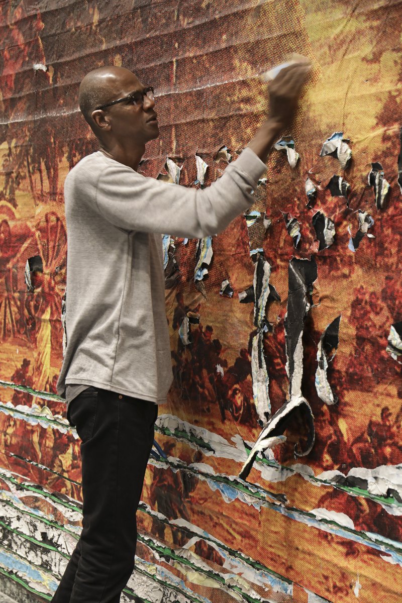 MY MAGICAL ATTIC: AMERICAN PAINTER MARK BRADFORD