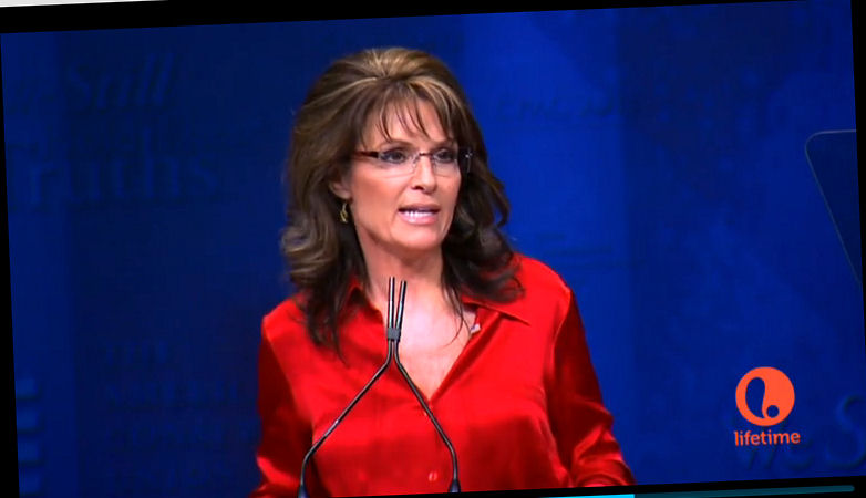 Ladies in Satin Blouses: Sarah Palin - red satin blouse revisited