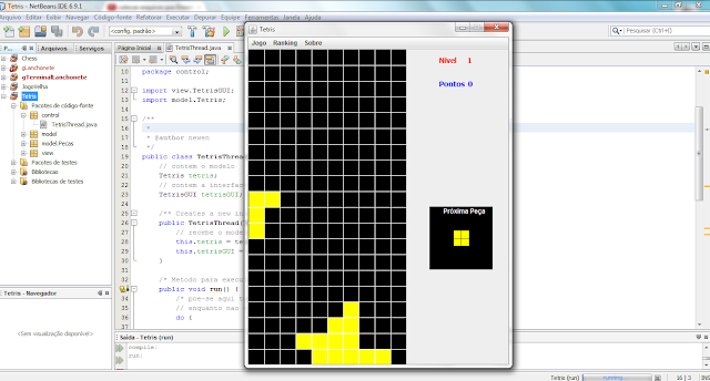 Java Aberto: Tetris