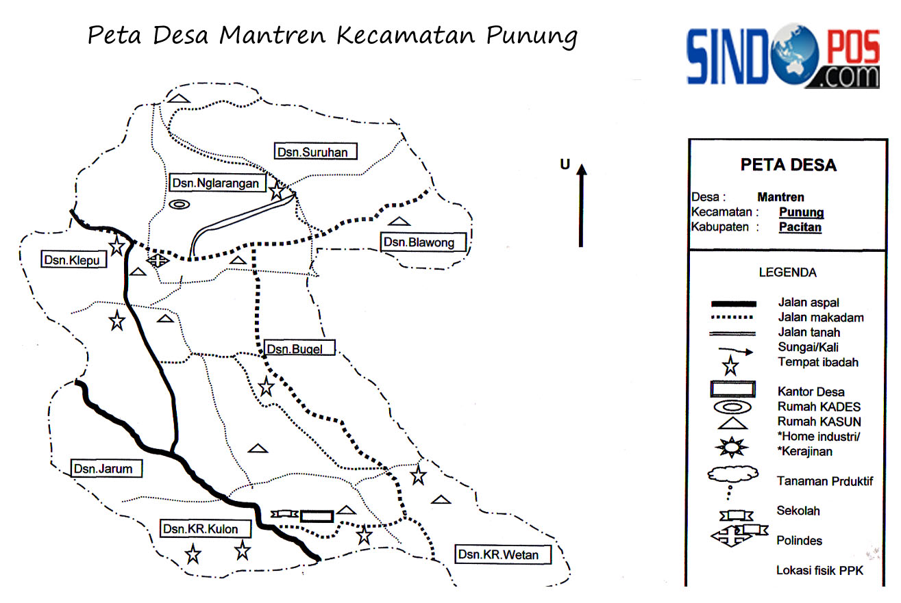 Contoh Profil Desa & Kelurahan, Desa Mantren Kecamatan Punung Kabupaten ...