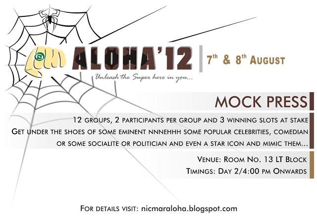 aloha 2012: MOCK PRESS