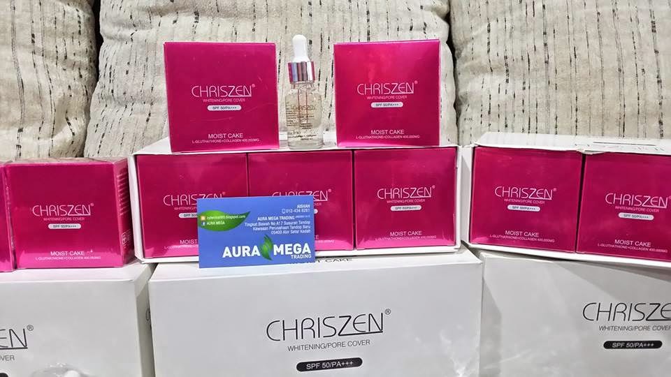 kedaipu3: CHRISZEN MOIST CAKE 2 IN 1 FOUNDATION SPF50